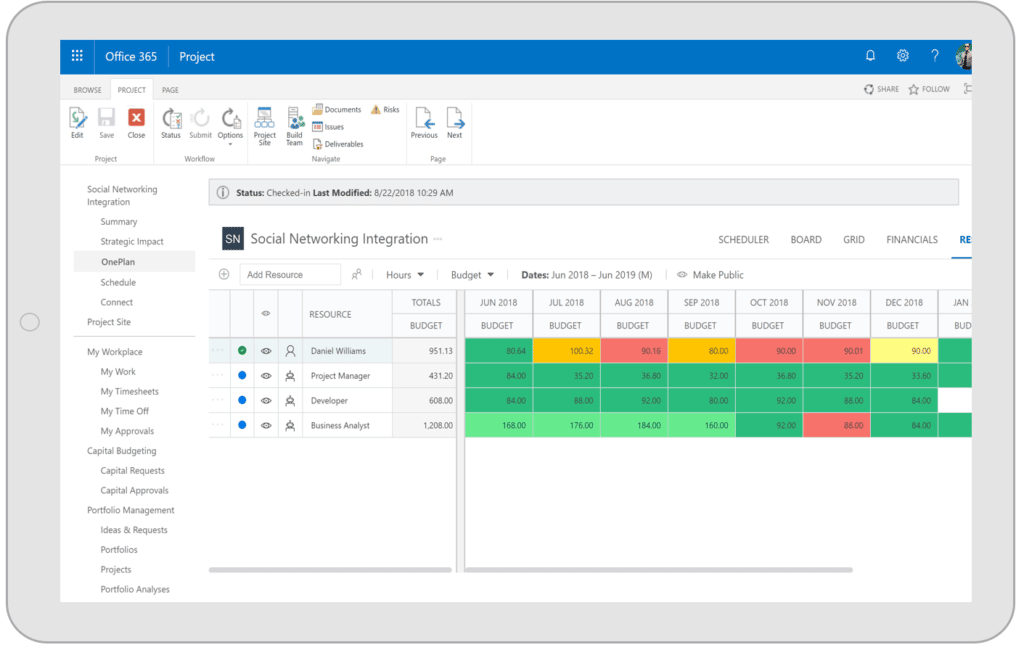 Streamlining Strategic Resource Capacity Planning in Project Online ...
